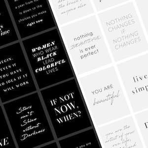 Digital Stickers | Minimalist Motivational Quotes PNG, Goodnotes ...