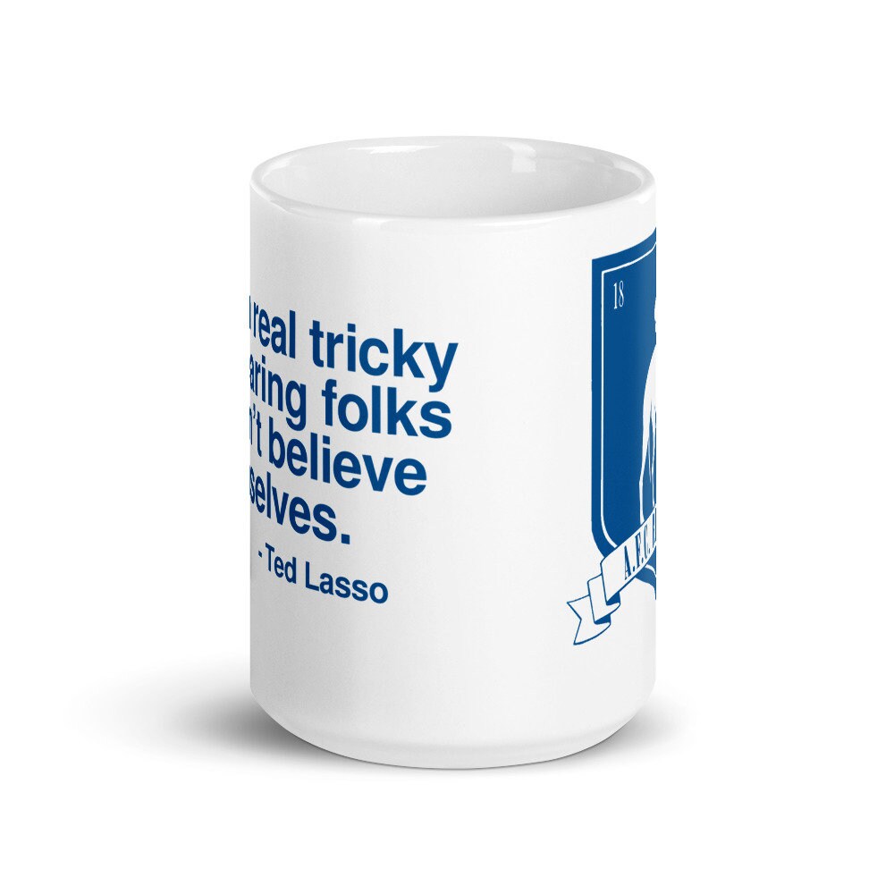Large 15 Oz Ted Lasso Motivational Quote Plus Afc Richmond Etsy