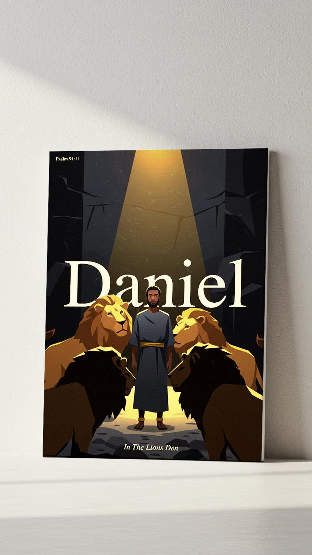 Daniel in the Lions’ Den Poster Set | Old Testament Bible Art Prints ...