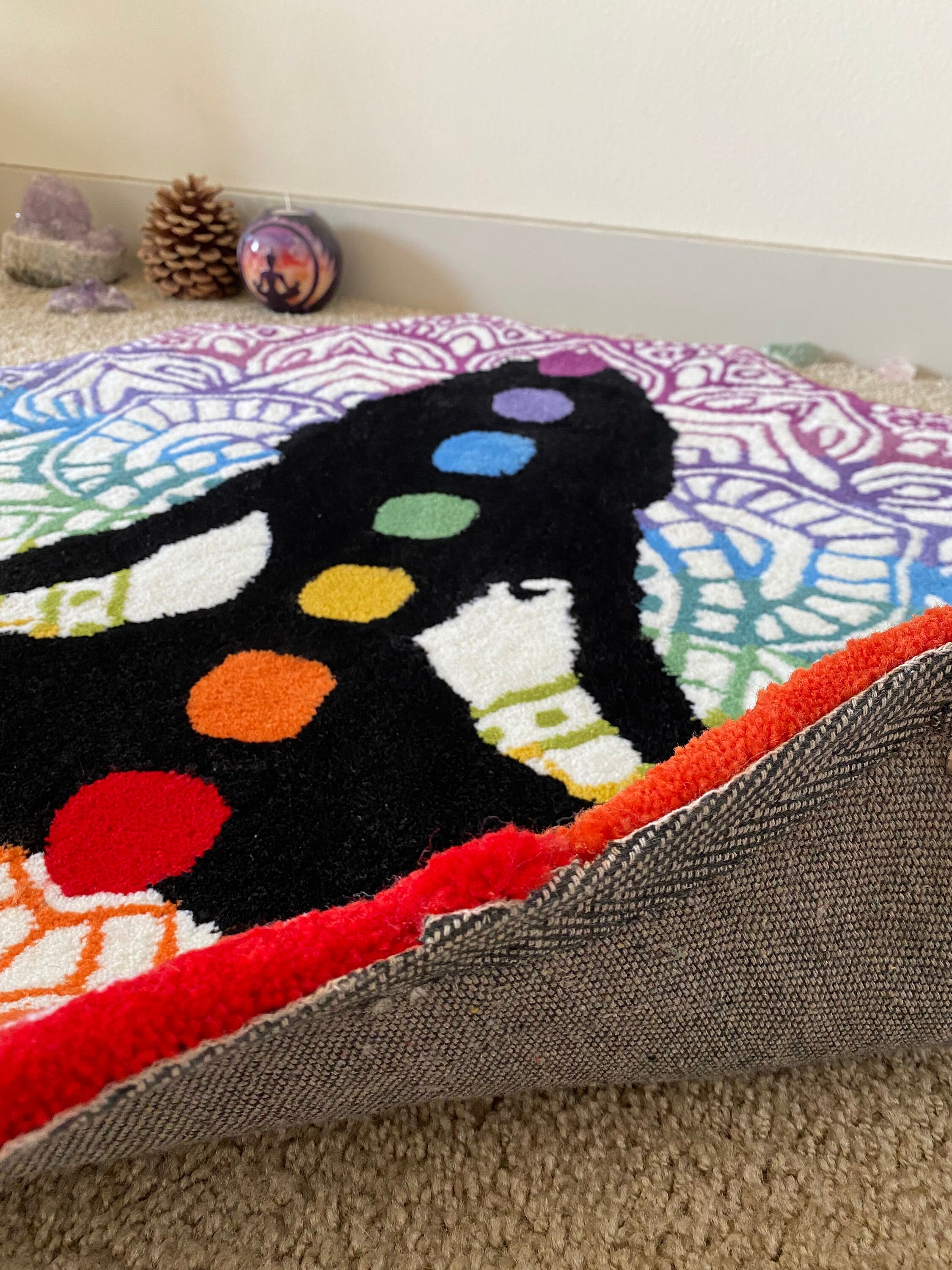 Meditation Relax Focus Seven Chakra Energy Mind Body Soul Rug - Etsy UK