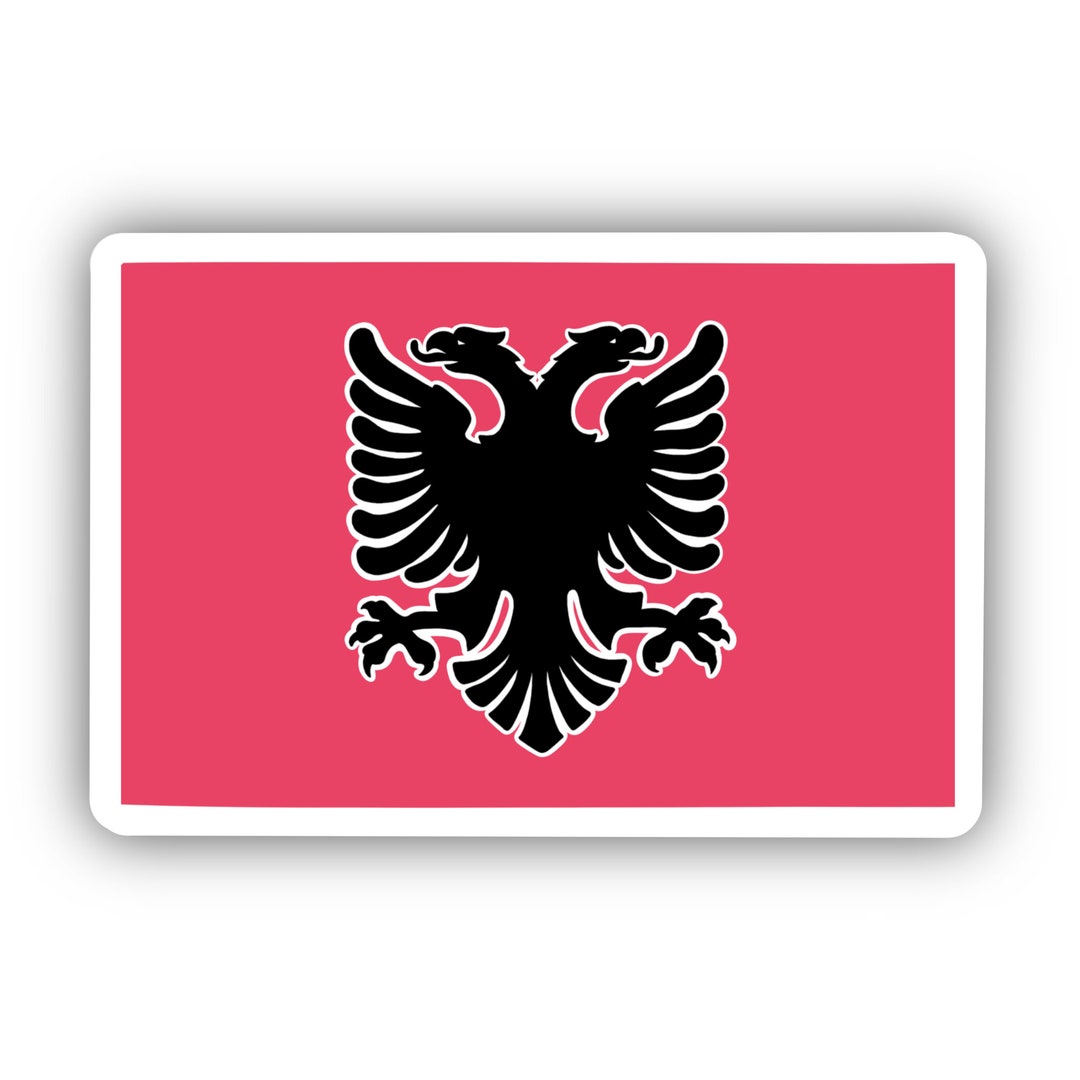 Albania Flag Sticker - Premium Quality Waterproof Decal for Laptops ...