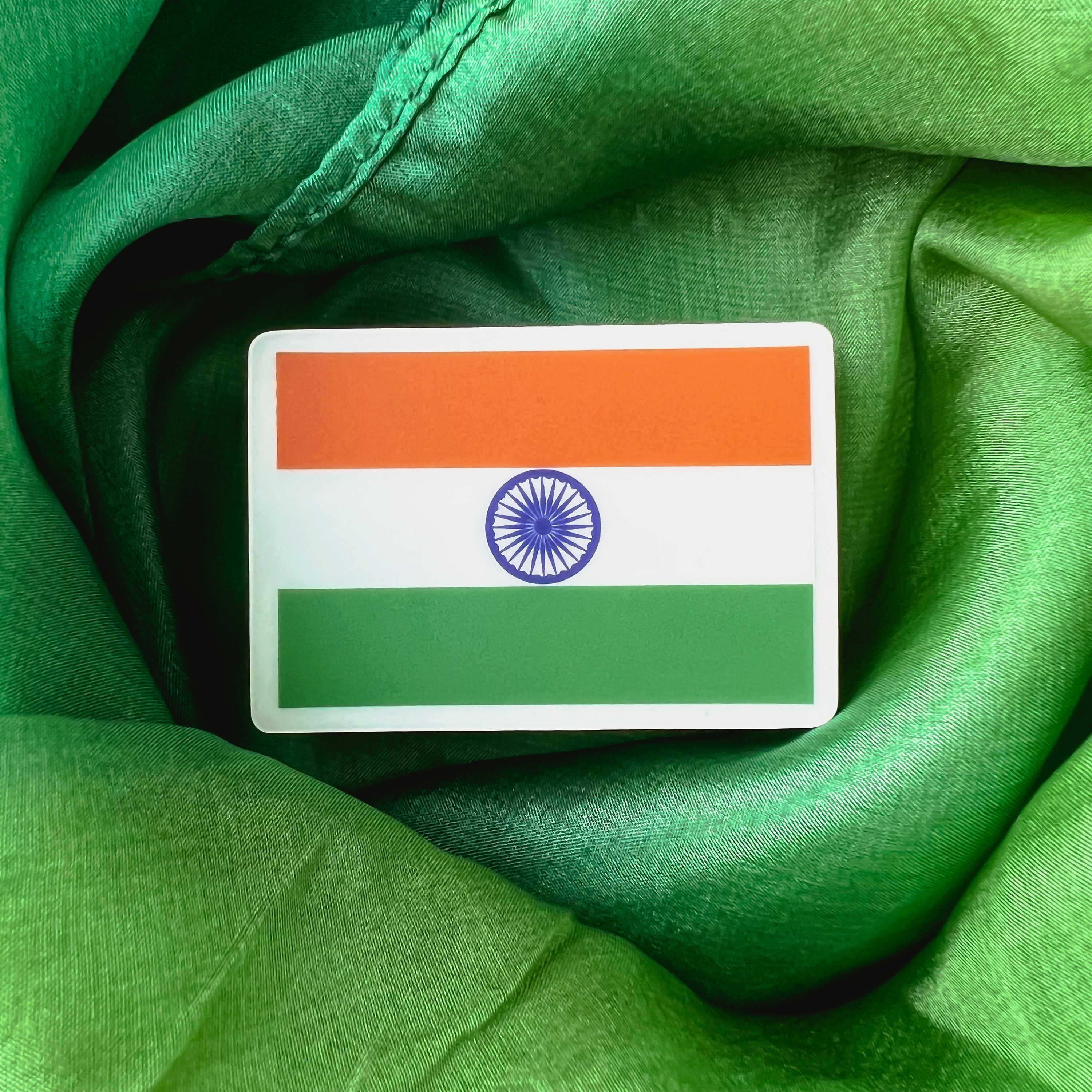 India Flag, Clear Sticker, 2” Length - Etsy