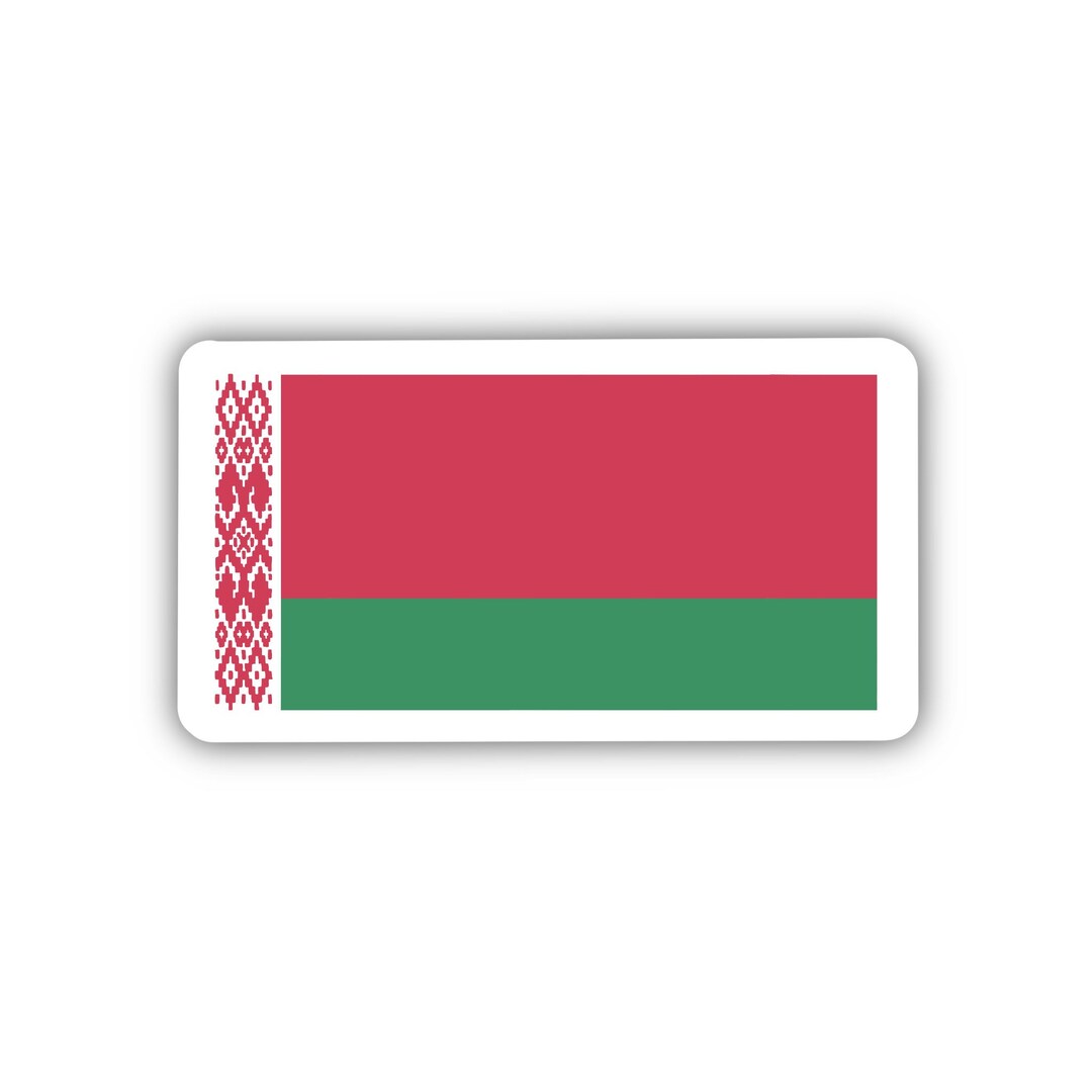 Belarus Flag Clear Sticker - Premium Waterproof Decal for Laptops ...