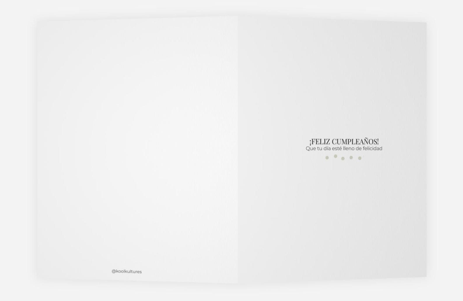 Feliz Cumpleaños Printable Card | 5×7 Fold-print PDF | Spanish Birthday ...