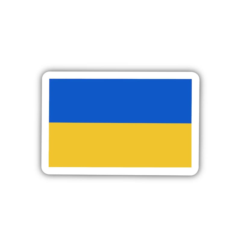 Ukrainian Flag Bumper Stickers - Etsy