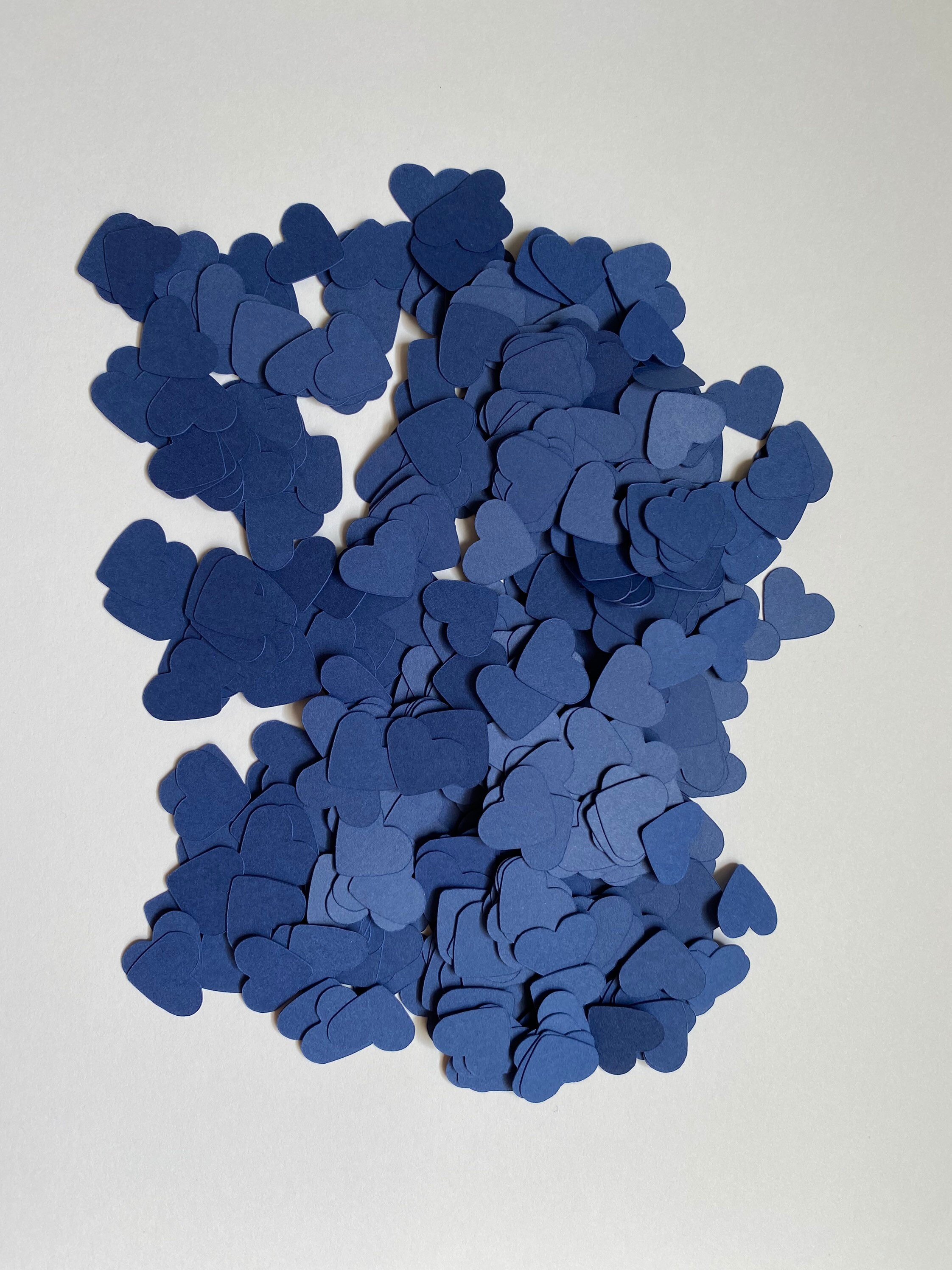 Royal Blue Heart Confetti 1/2 in Heart Paper Confetti Baby Showers ...
