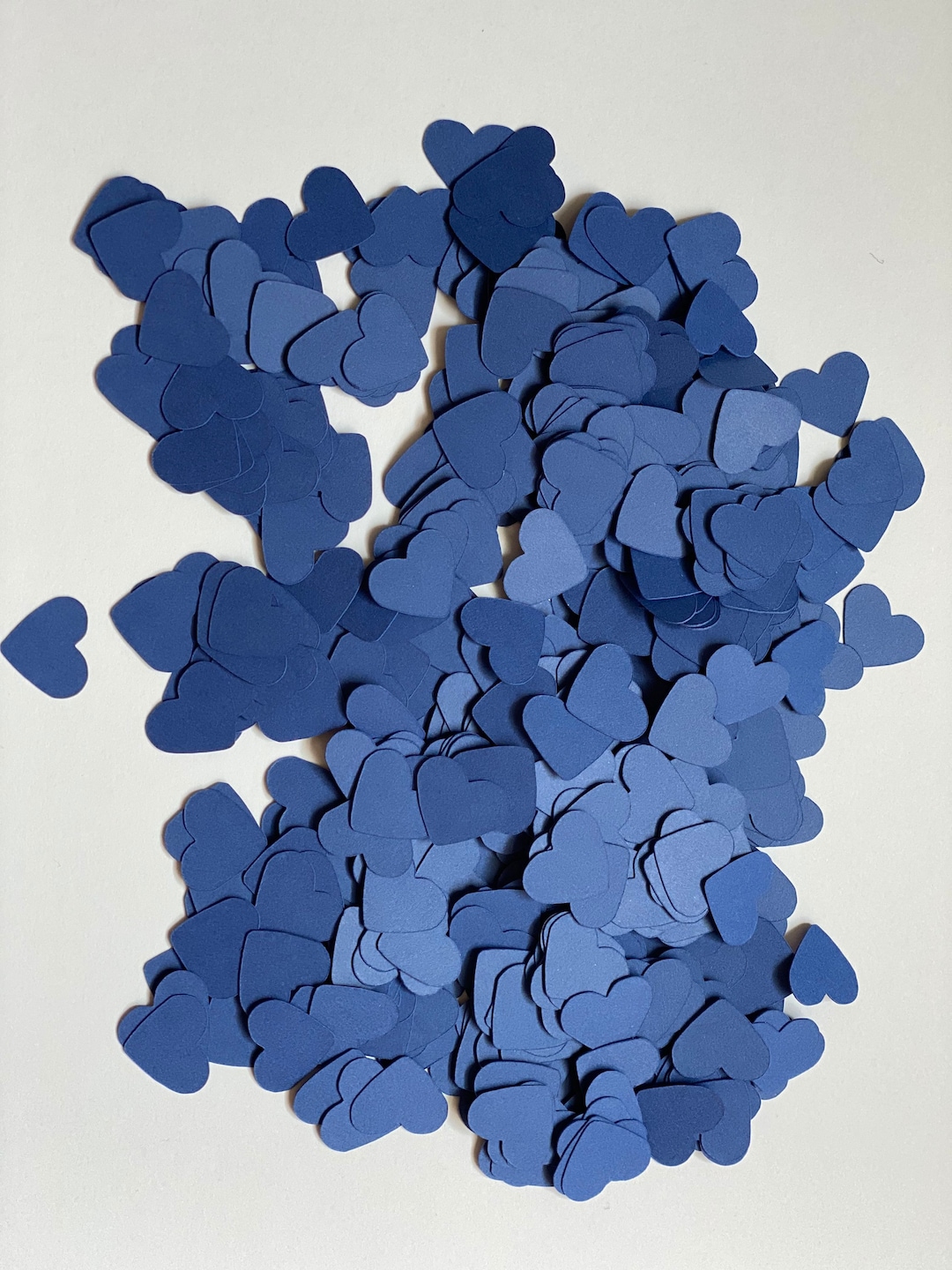Royal Blue Heart Confetti 1/2 in Heart Paper Confetti Baby Showers ...