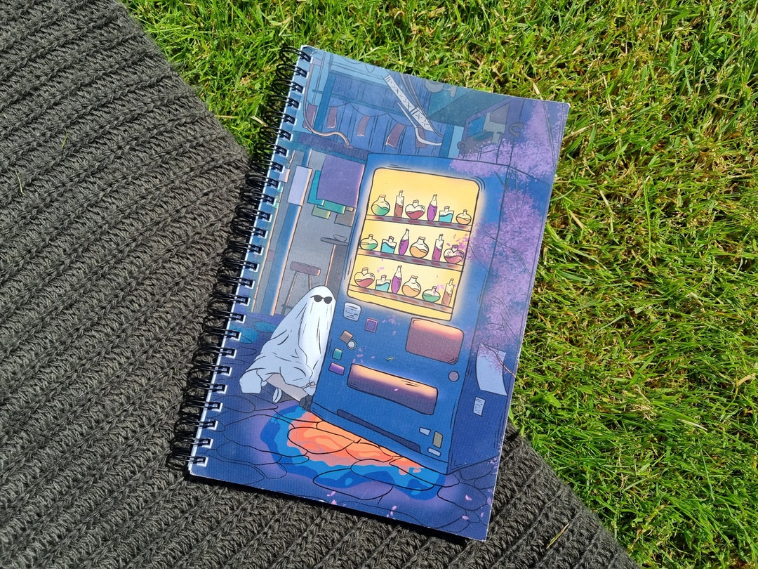 Ghost Vending Machine Notebook A5 - Etsy