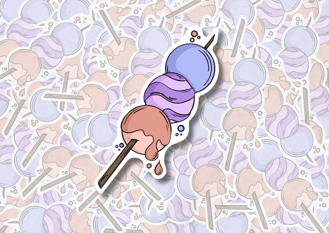 Dango Stick Handmade Sticker - Etsy