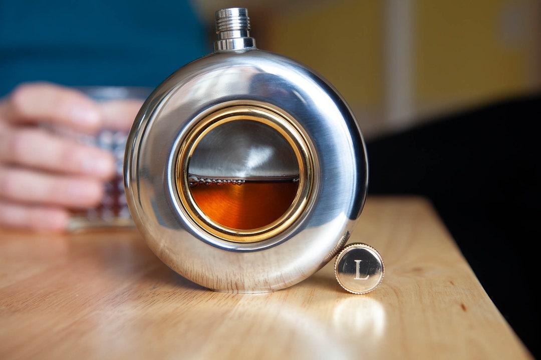 Personalised Window Hip Flask Engraved Gift - Etsy