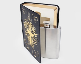 Flask in Book - Etsy