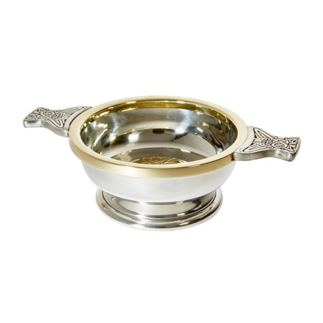 Pewter Quaich With Celtic Knot Detail - Etsy