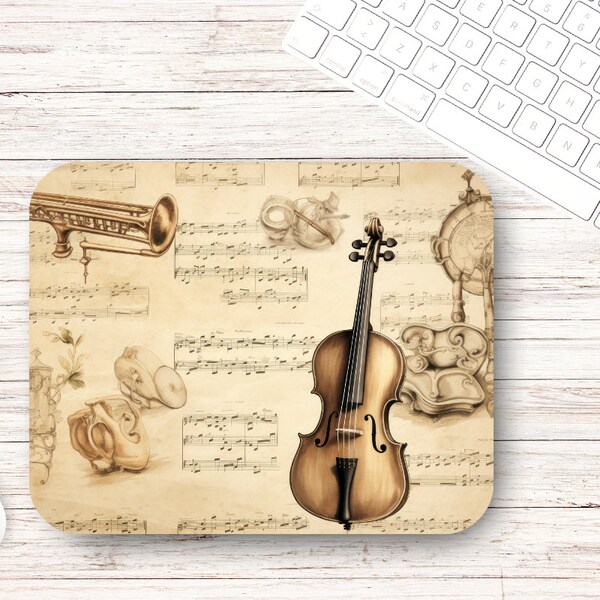 Large Music Mouse Pad - Etsy