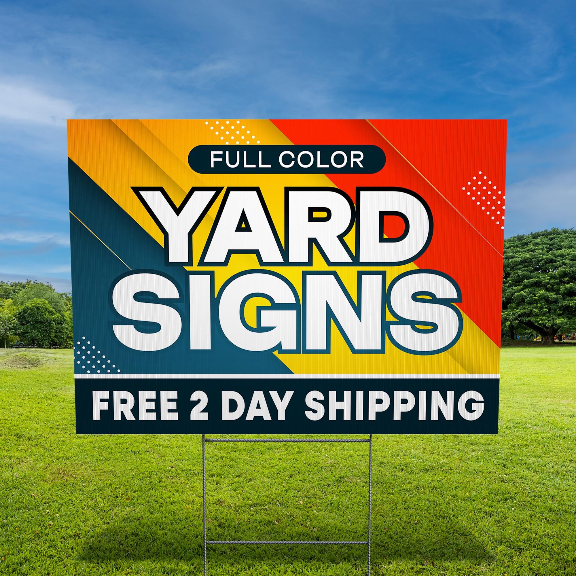 Custom Yard Signs | Free 2 Day Shipping! | Multiple Sizes Available ...