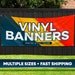 Custom Vinyl Banner | Single Sided | Indoor or Outdoor | Full Color ...