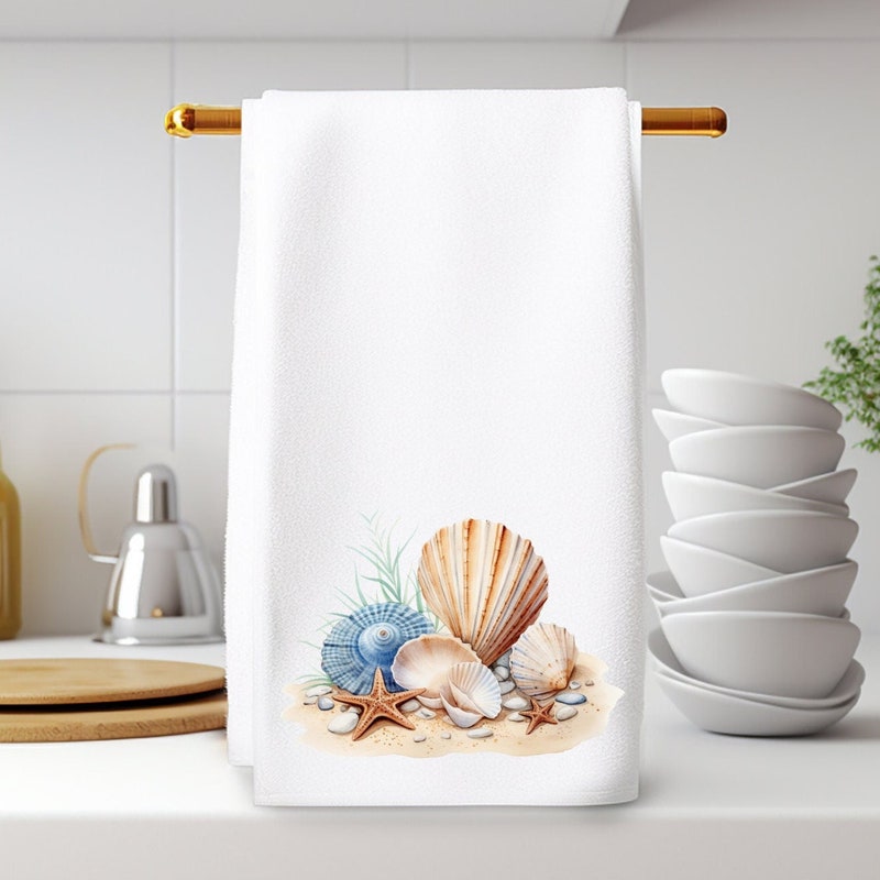 Seashell Towel - Etsy