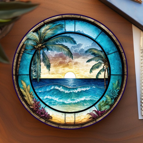 Tropical Coasters - Etsy