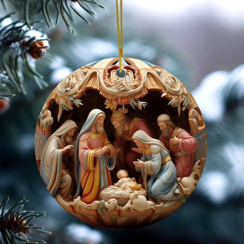 Ceramic Nativity - Etsy