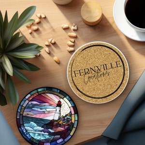 Lighthouse Coaster, Ocean Lover Gift, Nature Inspired Home Decor ...