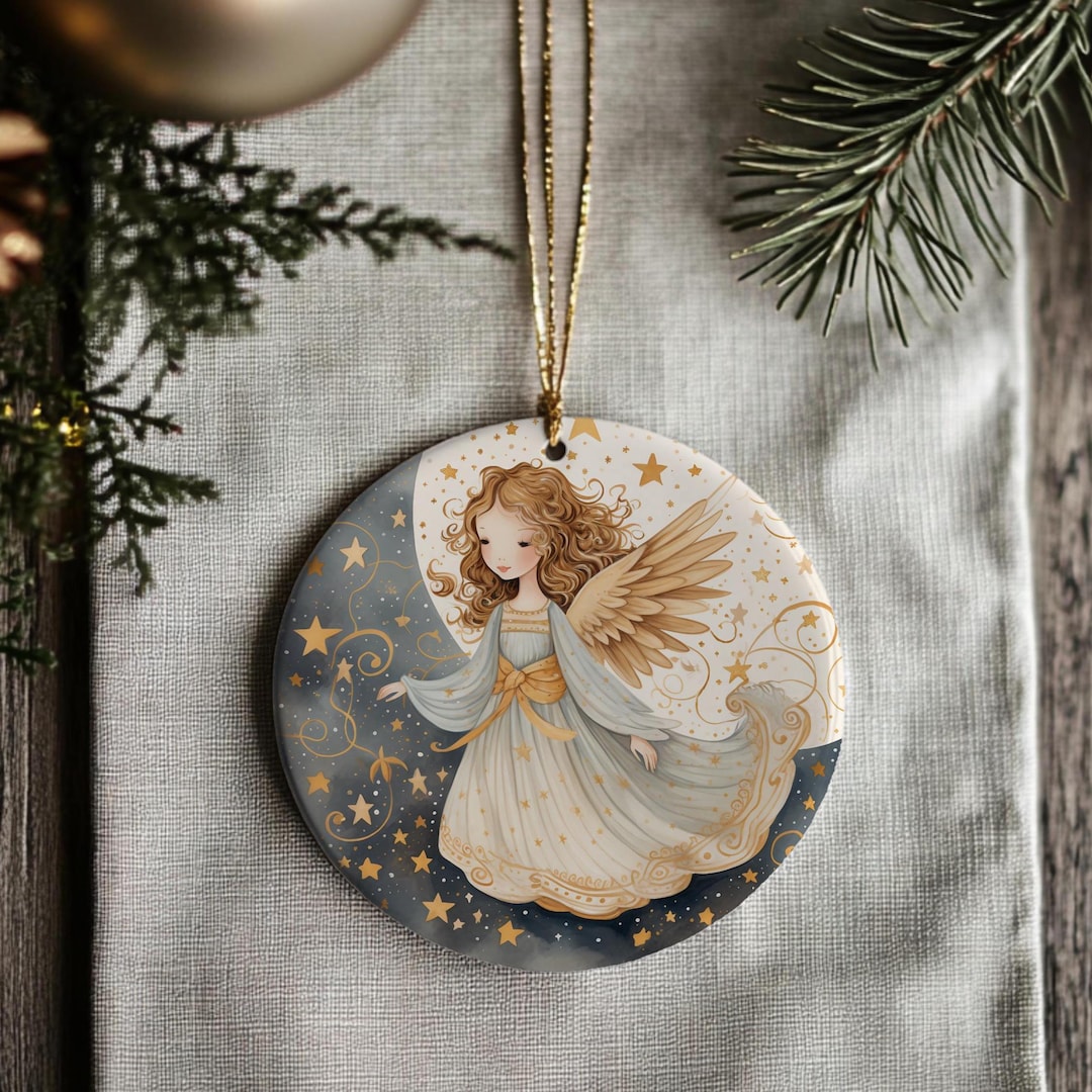 Angel Holiday Ornament, Christmas Tree Decor, Keepsake Ornament ...