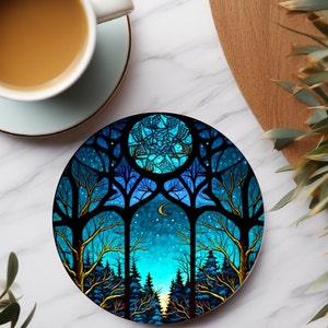 Winter Scene Coaster, Nature Lover Gift, Nature Inspired Home Decor ...