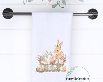 Easter Bunny Towel | Etsy