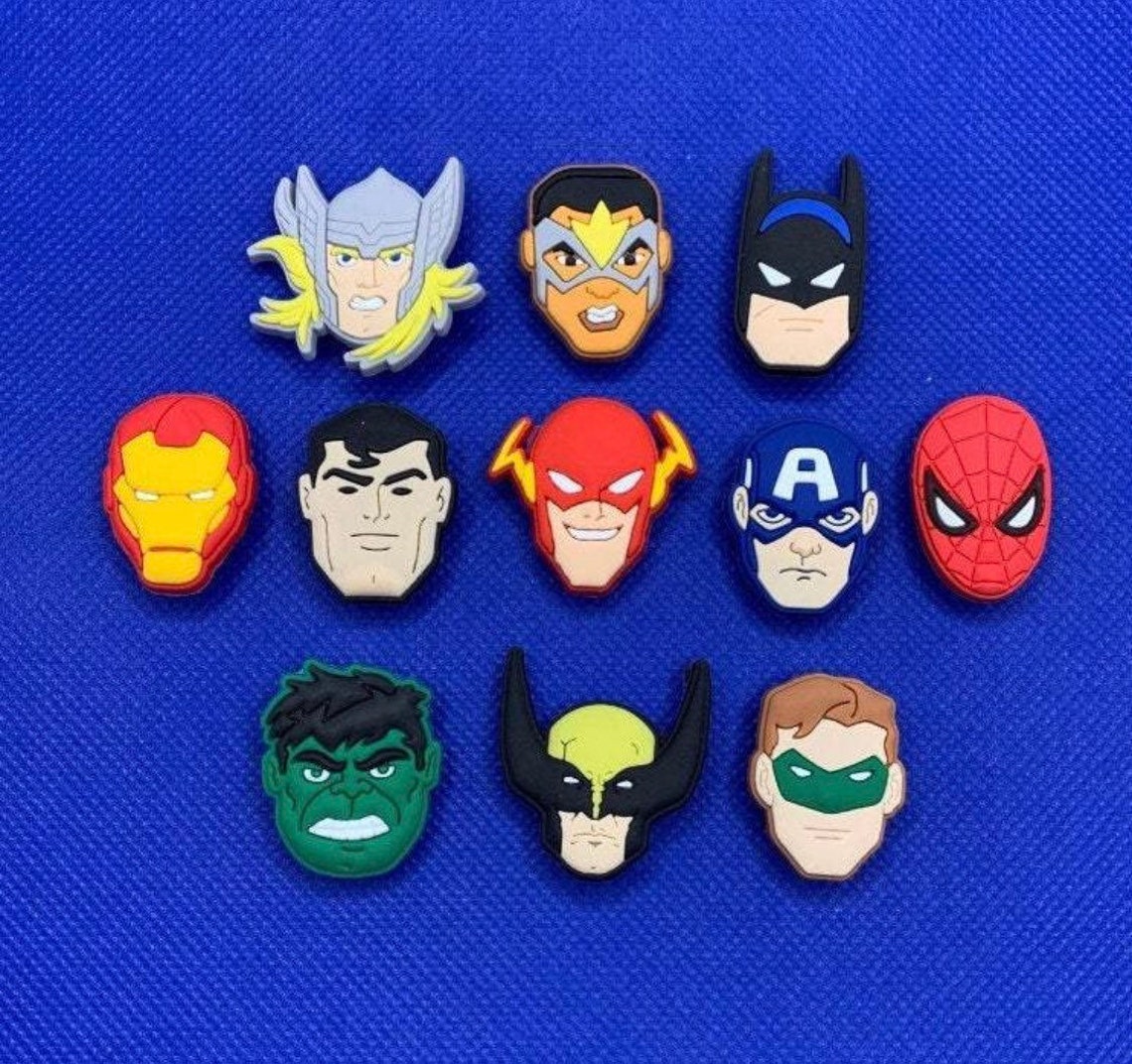 Clearance Super Hero Charm Set | Etsy