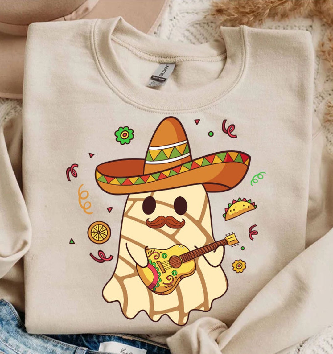 Mexican Ghost PNG Conchas Ghost Dia De Muertos Pan Dulce - Etsy