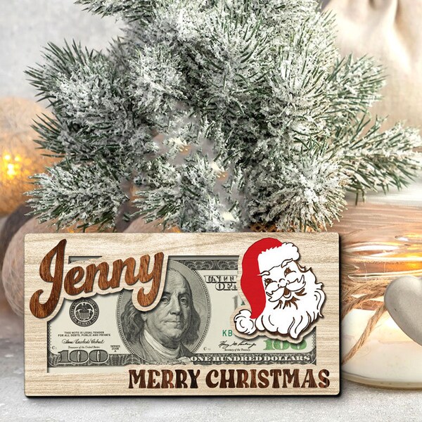 Christmas Money Holder Svg - Etsy Canada