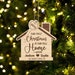 Our First Home Ornament SVG, Christmas Key Ornament Laser Cut Svg, Our ...