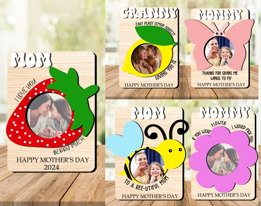 Mother's Day Fridge Photo Magnet, Mothers Day Gift, Gift for Grandma ...