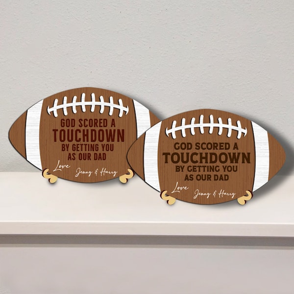 Father's Day Football Svg - Etsy