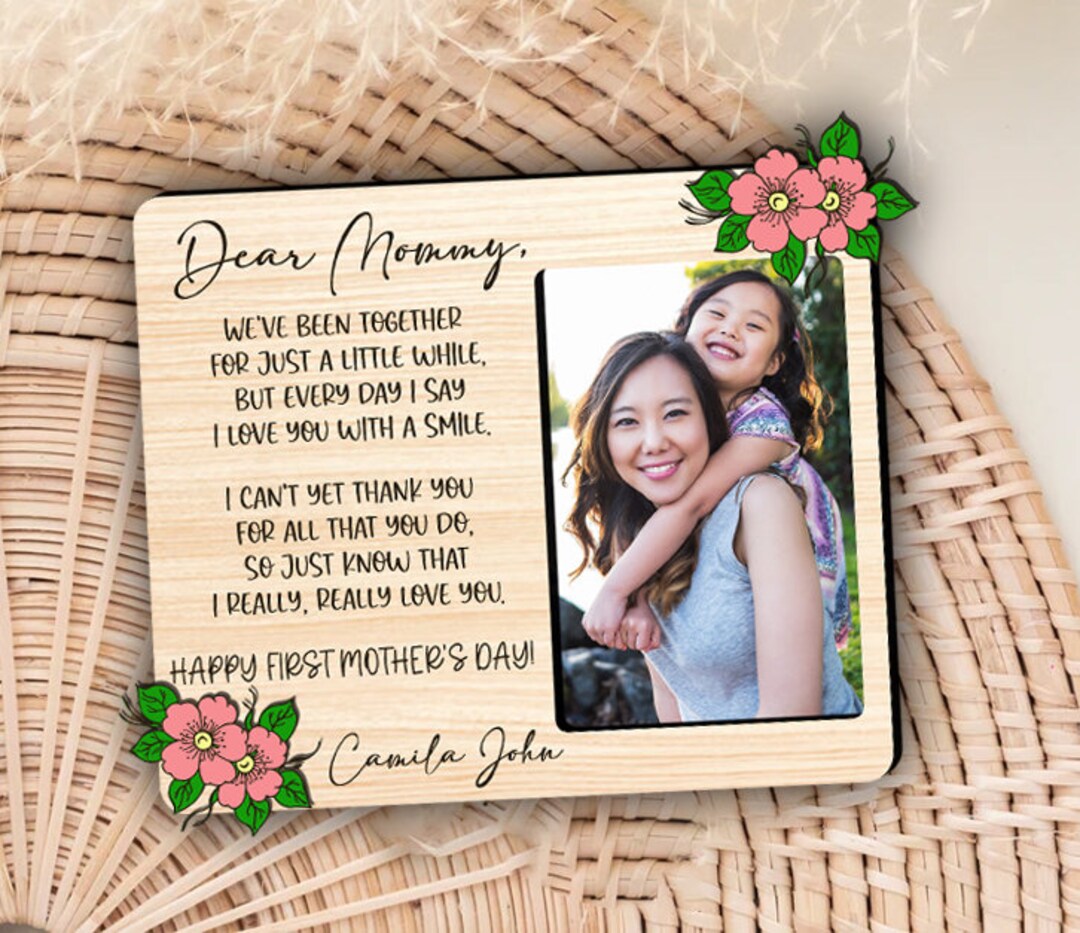 Mother's Day Fridge Photo Magnet, First Mother's Day , 1st Mother's Day ...