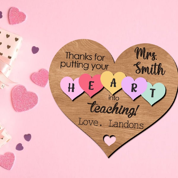 Teacher Valentines - Etsy
