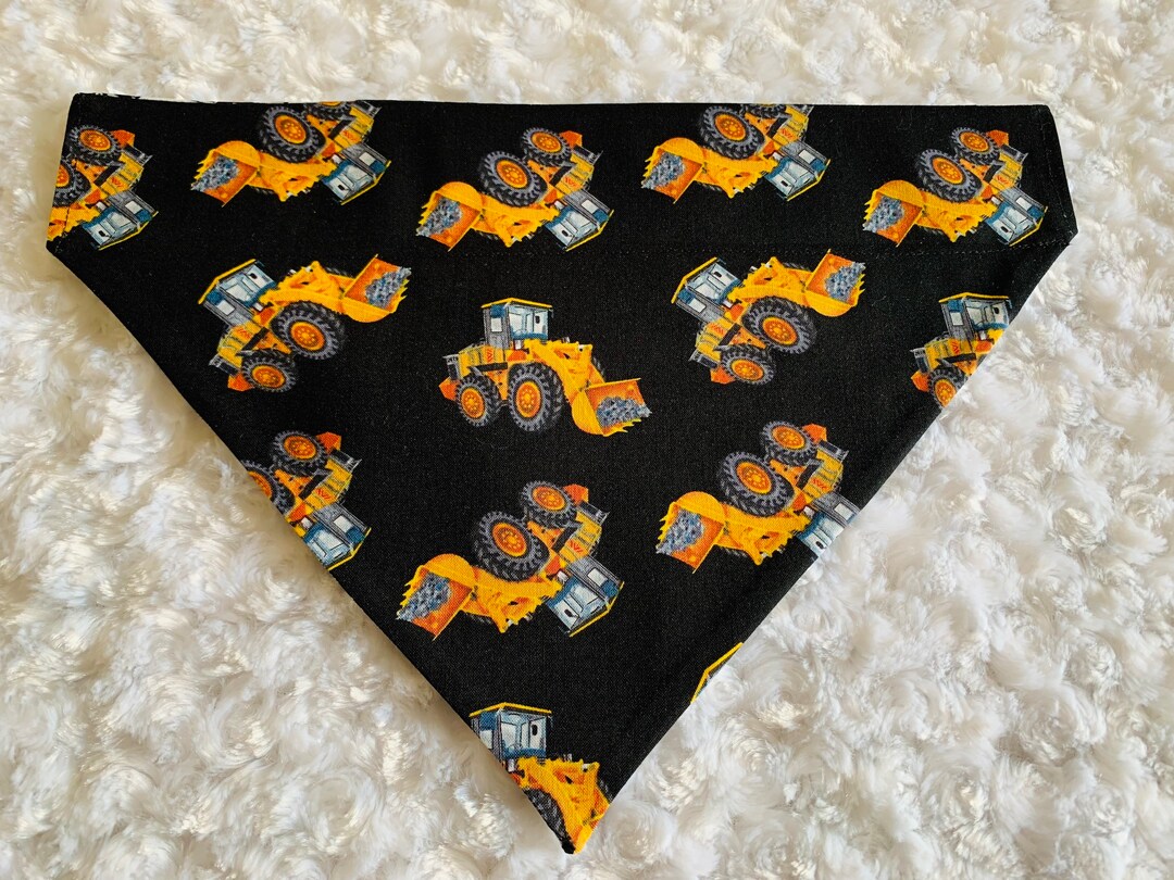 Heavy Equipment Pet Bandana Loader Construction Pet Neckwear Heavy ...