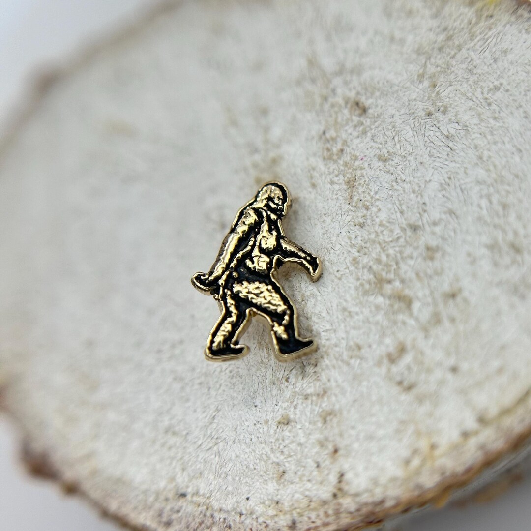 Bigfoots Aka Sasquatch From Body Gems 14K Yellow Gold 1.2mm 16g ...
