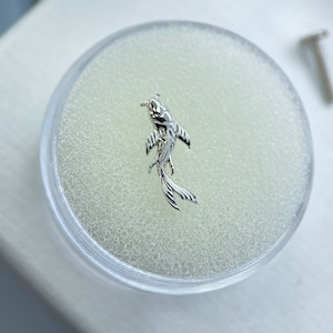 Right or Left Facing Koi Fish 14k White Gold From Junipurr, Perfect for ...