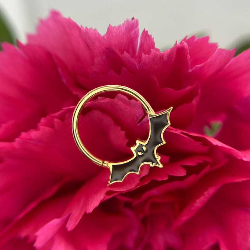 Bat Septum Ring - Etsy