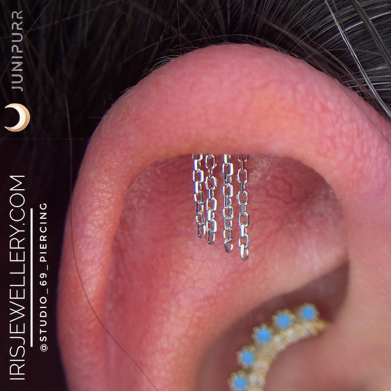 Floating Helix Jewelry - Etsy