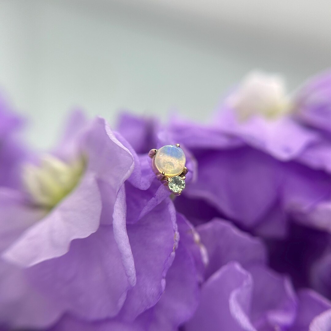 Afterglow - 14k Yellow Gold, Genuine Opal & Alexandrite From Maya for ...