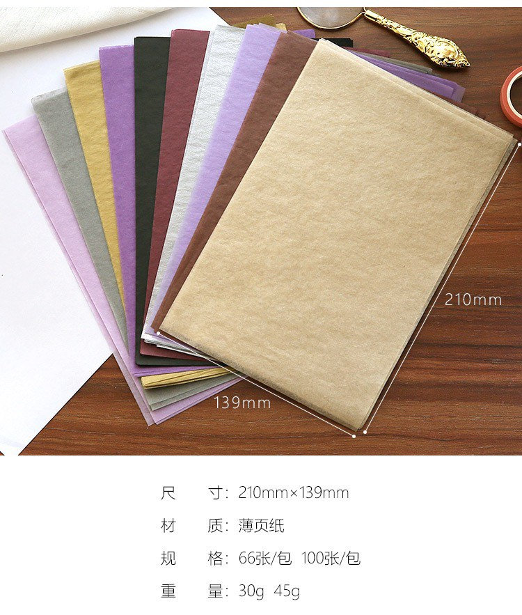 Super Thin Tissue Paper 40 Pieces - Etsy UK