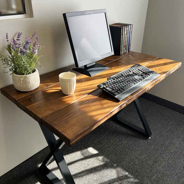 Rustic Desk - Etsy