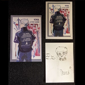 Vergil Autism Warrior Postcard Print Pack W/ PERSONALISED - Etsy