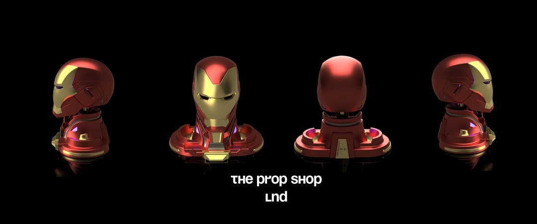 Iron Man MK85 Helmet Stand - Etsy