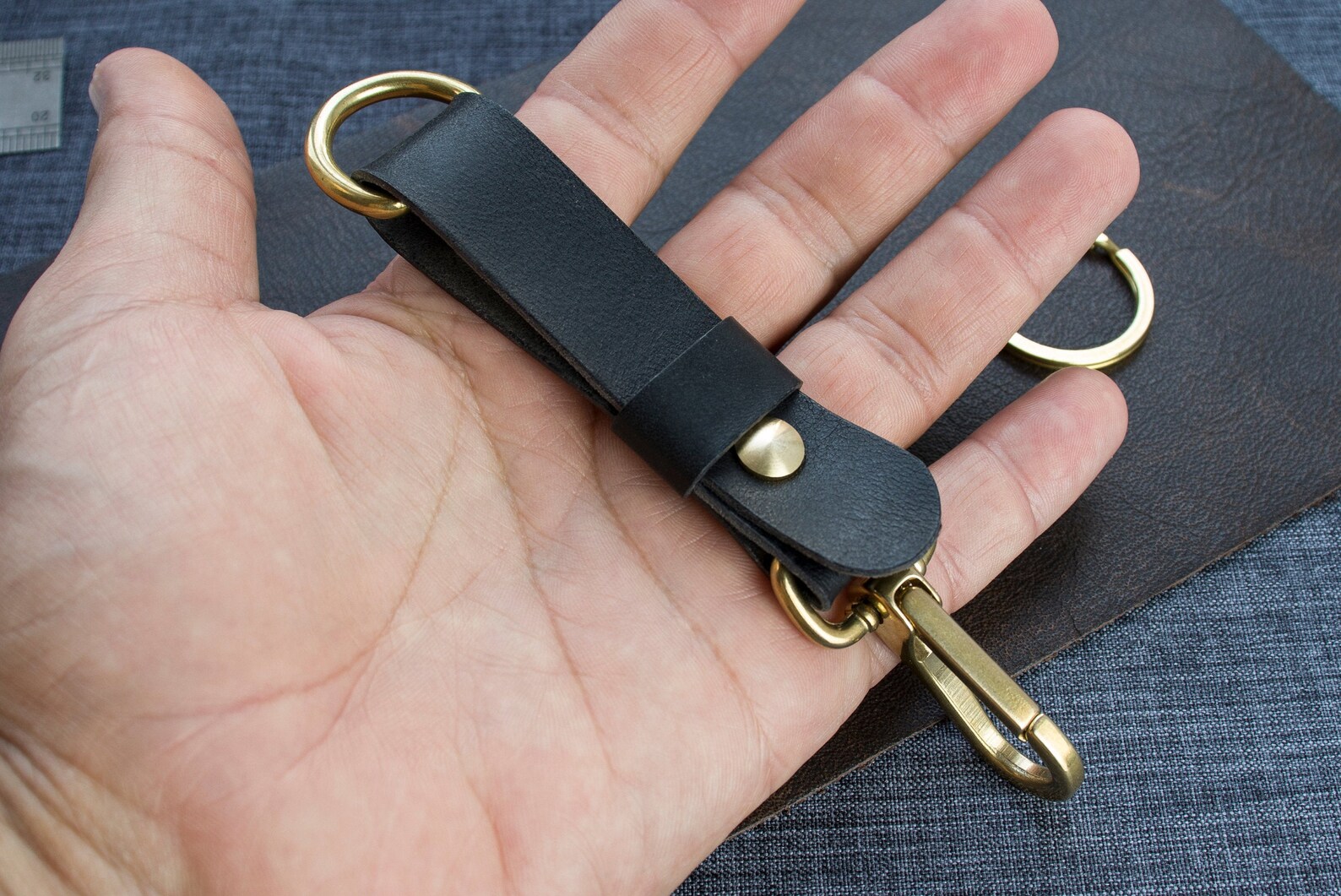 Belt Clip, Key Clip, Leather Key Chain, Key Holder, Keychain for ...