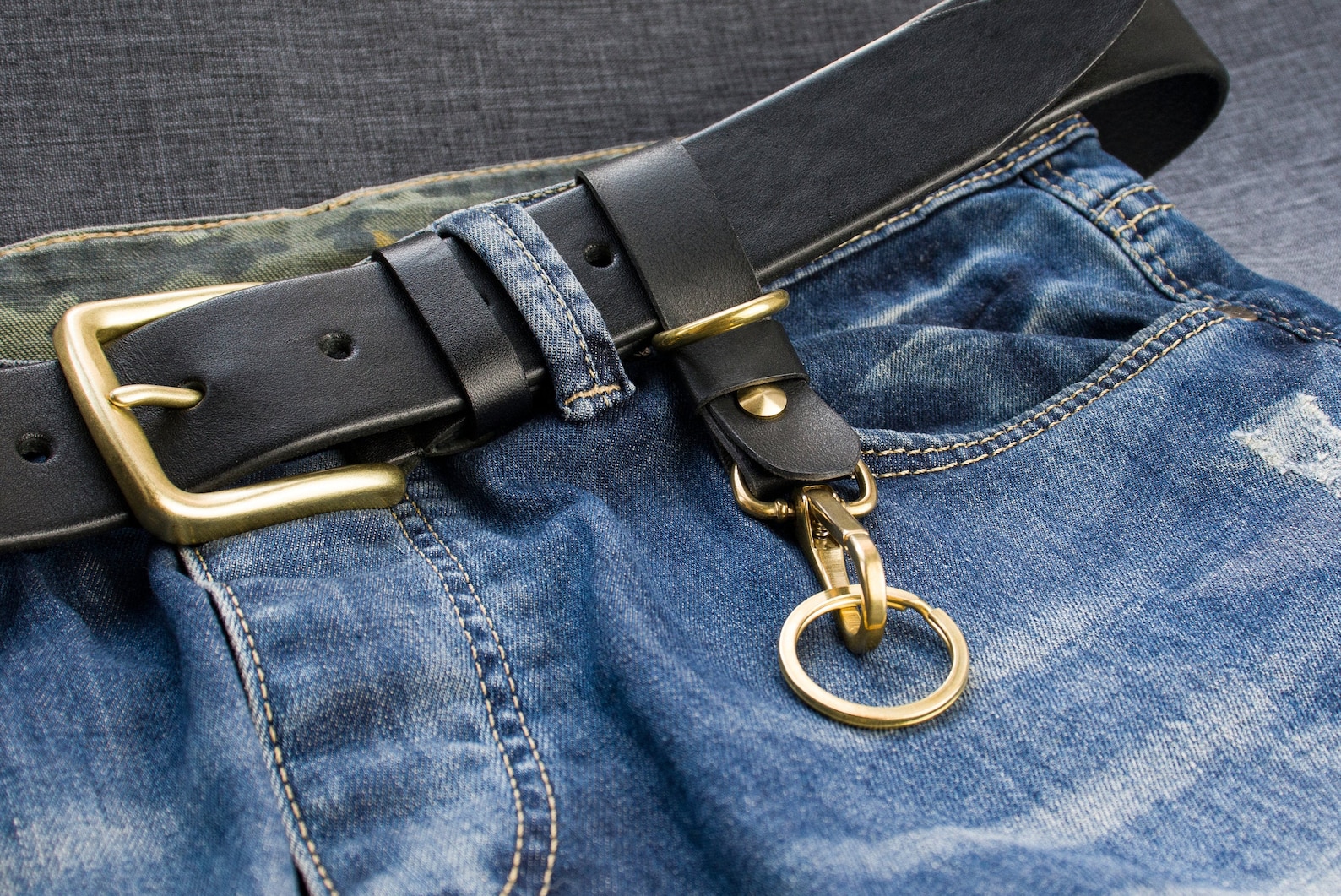 Belt Clip, Key Clip, Leather Key Chain, Key Holder, Keychain for ...