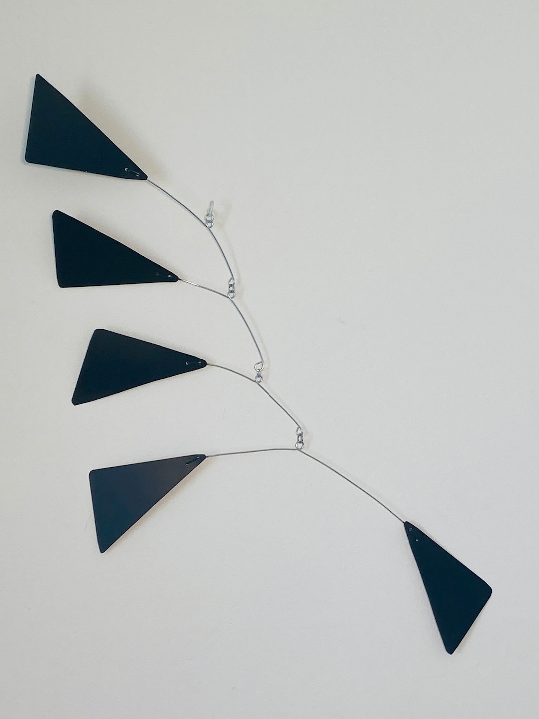 Black Painted Metal Mobile Triangle Shapes, 25 Wide X 18 High - Etsy