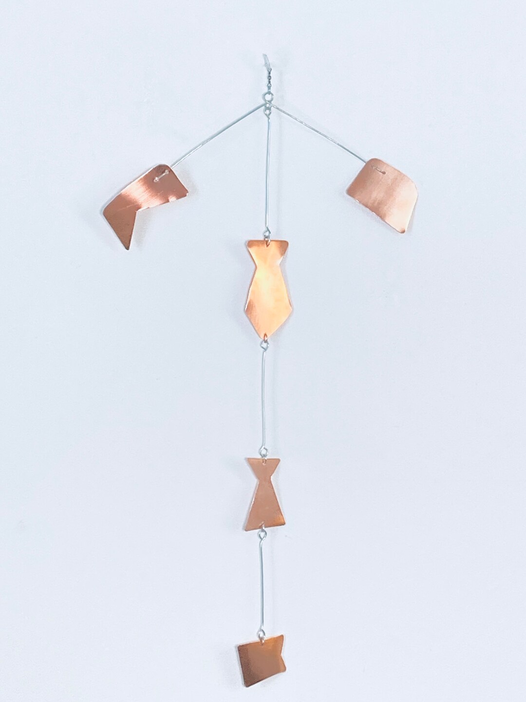 Pure Copper Linear Mobile, 24”long X 13”wide - Etsy