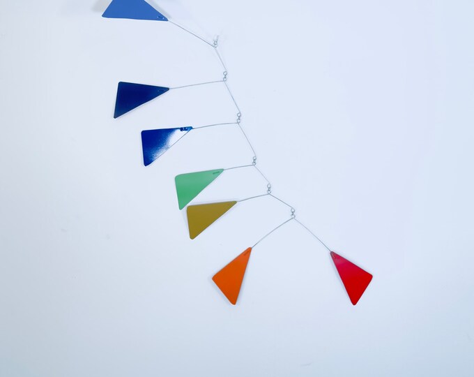 Big Modern Pride Mobile, Large Triangle Shapes, 15” Wide X 35” High - Etsy