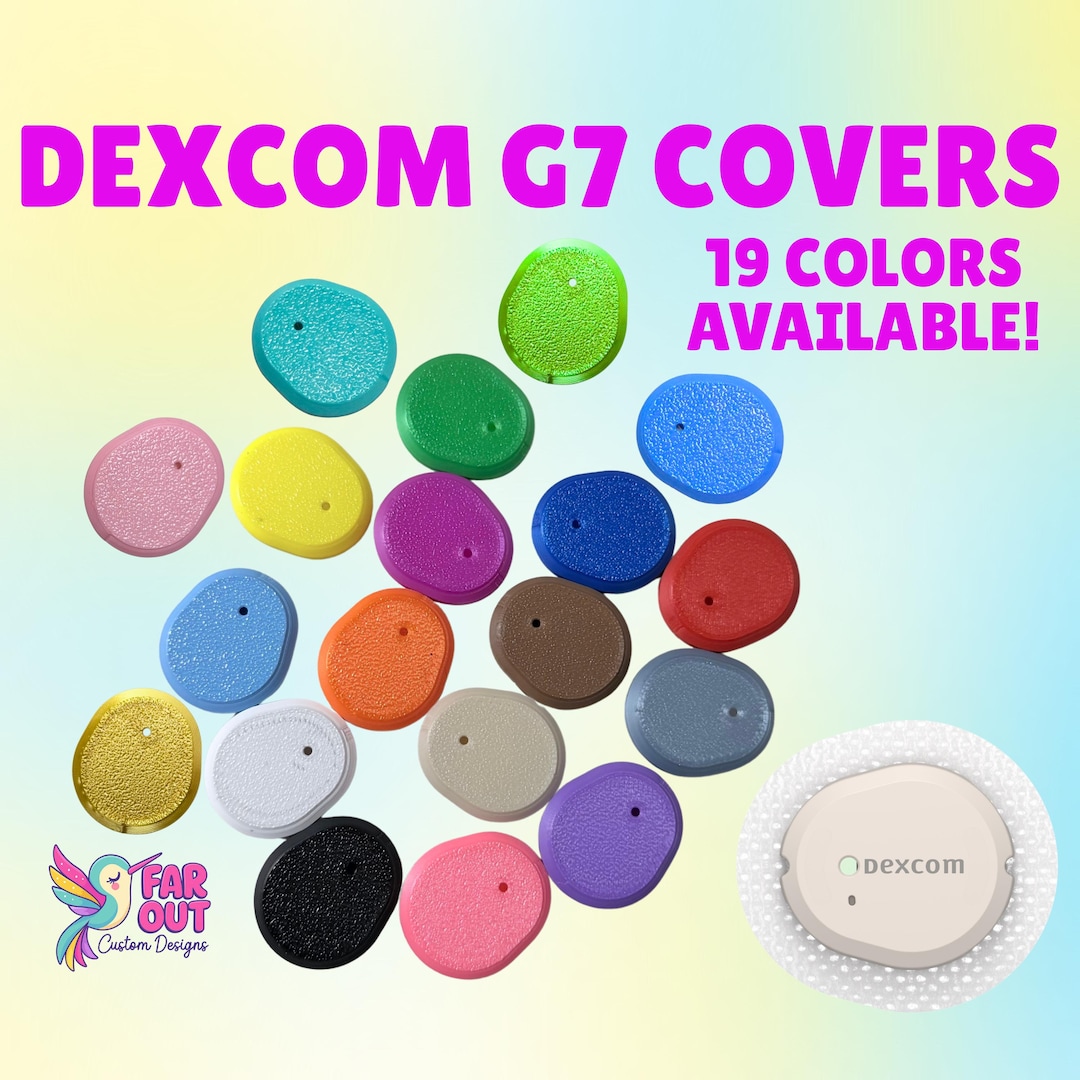 Dexcom G7 Cover | Slim Reusable Sensor Accessory | Non-bulky CGM Cover ...